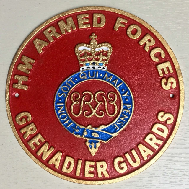 GRENADIER GUARDS SIGN Large Repro Military British Army Regiment Plaque ...