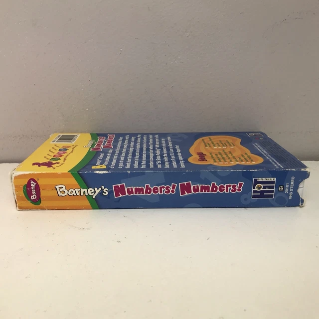 BARNEY & FRIENDS Numbers Numbers VHS Video Tape PBS Kids Rare! BUY 2 ...