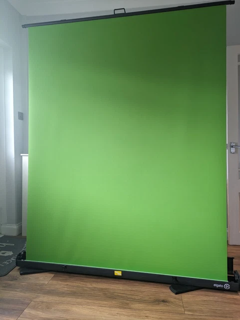 ELGATO GREEN SCREEN (148cm X 180cm) Collapsible Chroma Key Backdrop | Pristine £109.95 - PicClick UK