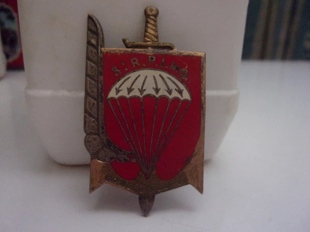 INSIGNE/BADGE/PUCELLE 3E RÉGIMENT parachutiste d'infanterie de marine Drago G445 EUR 38,00 ...