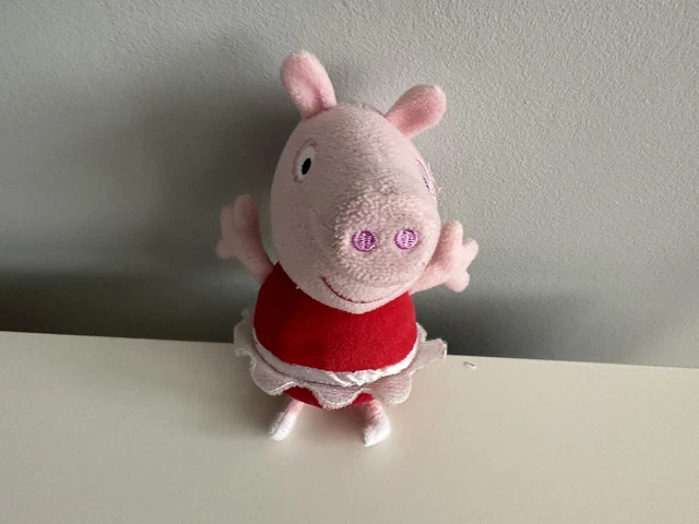 TALKING PEPPA PIG Ballerina Ballet Dancer Soft Toy Figure 7" Plush Toy ...