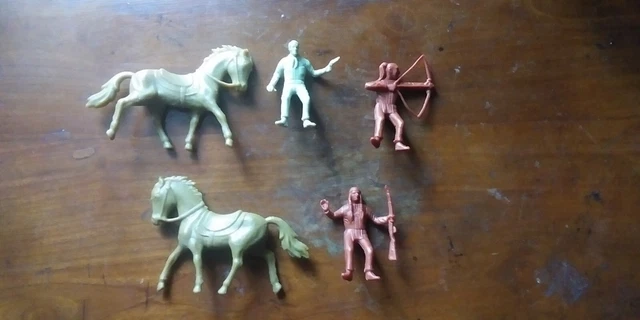 SOLDATINI FAR WEST Indiani Pellerossa Cow Boy Made In Italy '70 PRB ...