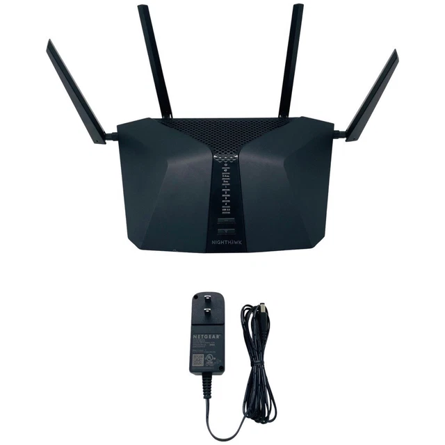 NETGEAR - NIGHTHAWK AX5400 Wi-Fi 6 Router - (RAX50-100NAS) - Black - UD ...