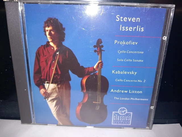 ISSERLIS*VIRGIN SONOPRESS W.G 1989*Kabalevsky/Prokofiev Cello*No Ifpi ...