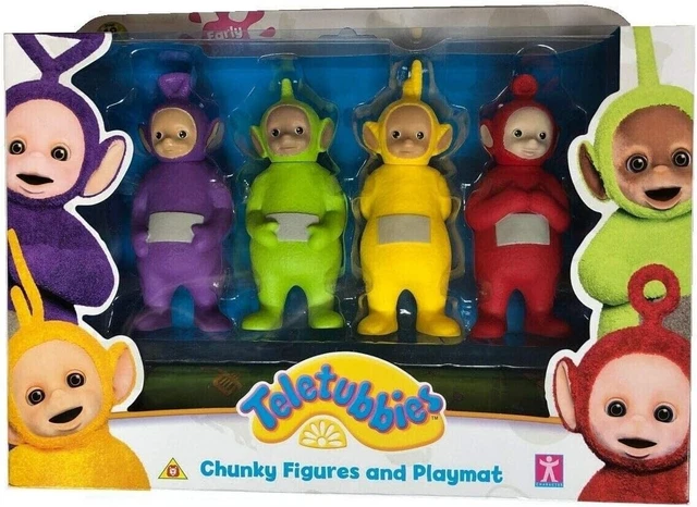 TELETUBBIES CHUNKY FIGURES & Playmat | Teletubby Action Figure Set of 4 ...