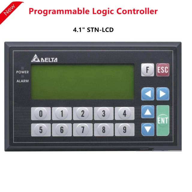 PLC CONTROLLER FOUR-LINE Text Programmable Logic Controller HMI 4.1 ...