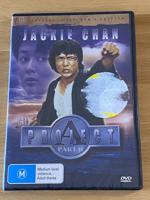 PROJECT A PART II DVD Jackie Chan Region 4 New & Sealed & Free Tracked ...