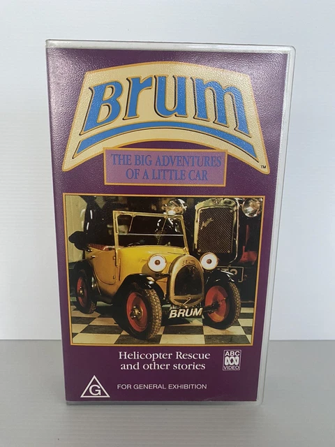 BRUM THE BIG Adventures of a Little Car - Helicopter Rescue VHS ABC PAL ...