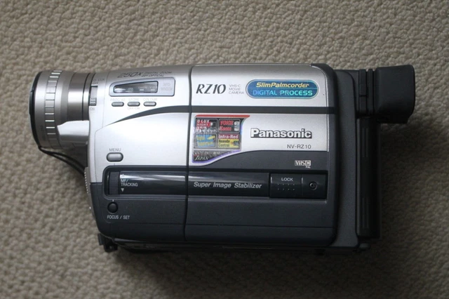 PANASONIC VIDEO CAMERA NV-RZ10 Camcorder, VHSC £29.99 - PicClick UK