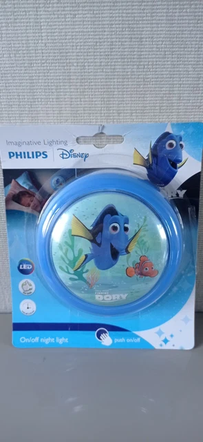 DISNEY PIXAR FINDING Dory Push On Off Night Light Children's Bedtime £ ...