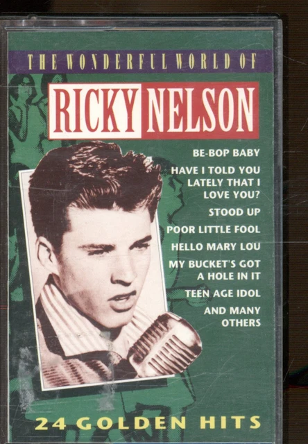 RICKY NELSON WONDERFUL World of cassette Portugal Yesterdays Gold 1992 ...