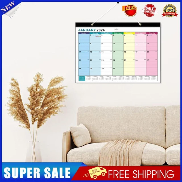2024-2025 DESK CALENDAR Desk/Wall Calendar Colorful for Planning Or ...