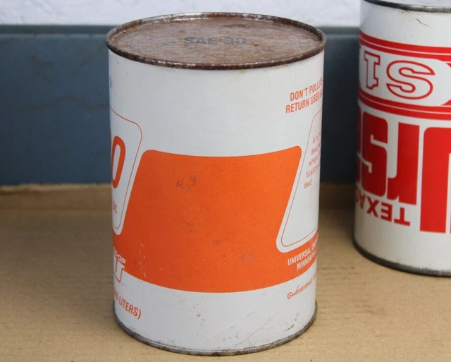NOS FULL 1970S era SPO CO-OP MOTOR OIL Old Minneapolis 1 quart Can ...