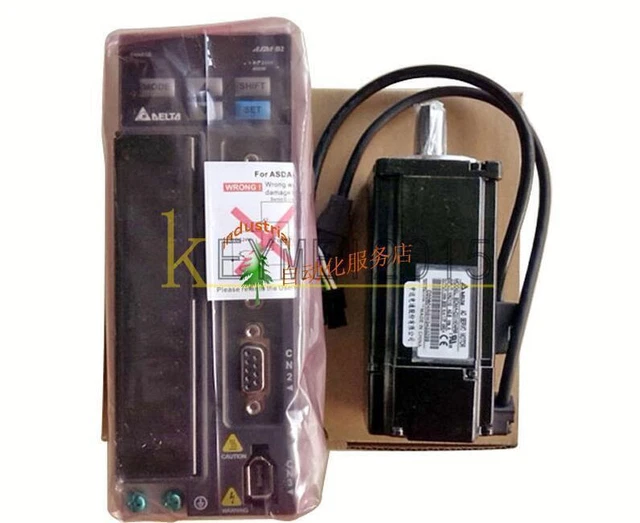 NEW Asd-B2-0121-B+Ecma-C20401Gs Plc 100W Servo System Drive Motor #A7 £ ...