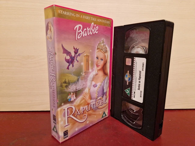 BARBIE - RAPUNZEL - PAL VHS Video Tape (A122) £1.99 - PicClick UK