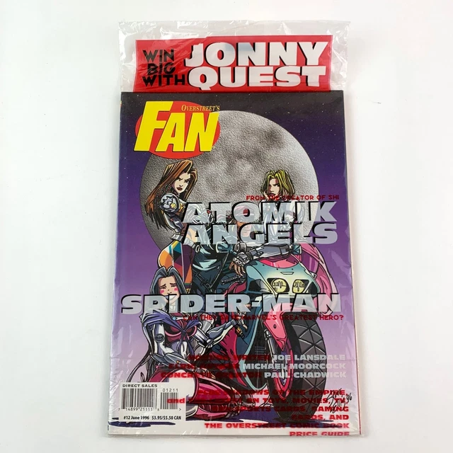 OVERSTREET'S FAN #12 June 1996 Atomic Angels Spider-Man Comic Guide New ...