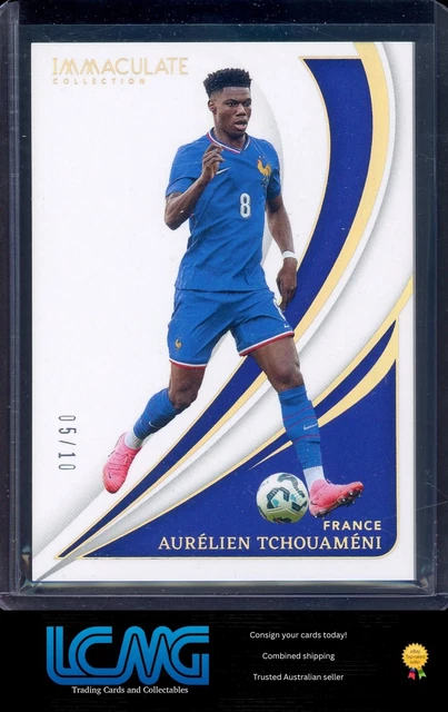 2024-25 PANINI IMMACULATE #81 Aurelien Tchouameni Gold #/10 L9D $0.99 ...