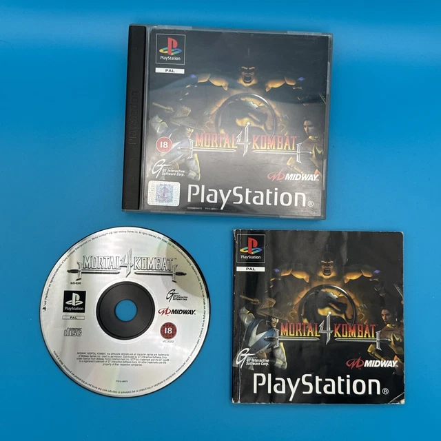 MORTAL KOMBAT 4 PlayStation PS1 MK4 Boxed With Manual! . £64.99 ...