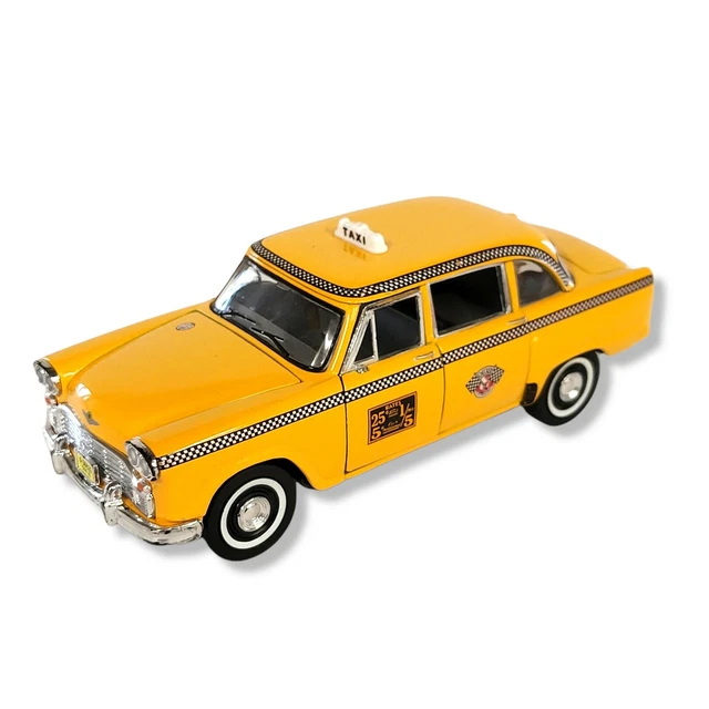 MODEL OF NEW York Taxi Cab - Die Cast Superior 1963 Checker Taxi Cab ...