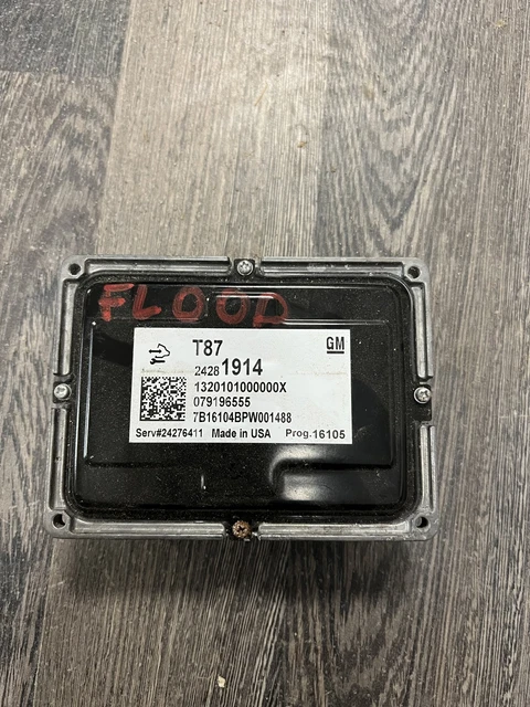 CHEVROLET CAMARO GEARBOX Transmission Control Unit 24281914 T87 2016 ...