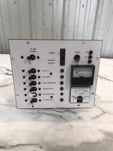 SEA RAY 270 Sundancer Boat AC shore power control switch board panel ...