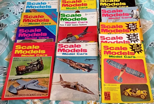 SCALE MODELS MAGAZINE inc. Model Cars (MAP) Vol 4 1973 £3.29 - PicClick UK