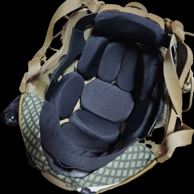 OPS-CORE FAST BASE Jump Bump Helmet M/L, Urban Tan with 4D deluxe Pads ...
