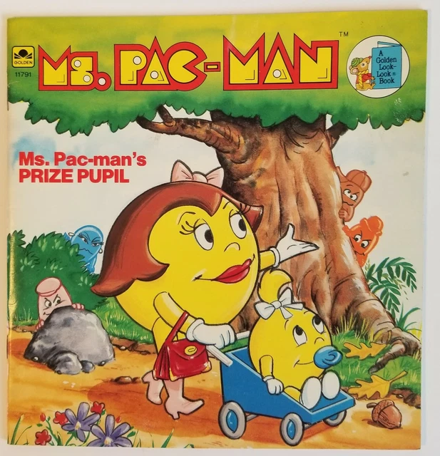 MS. PAC-MAN PRIZE Pupil 1983 Golden Book E1F $12.50 - PicClick CA