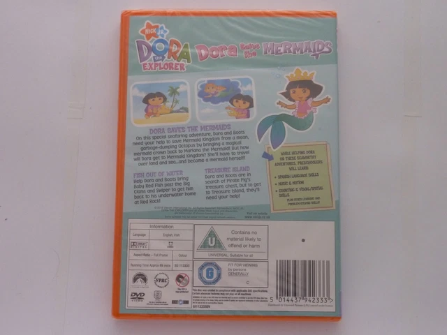 Dora The Explorer Dora Saves The Mermaids Dvd 2007 Nick Jr