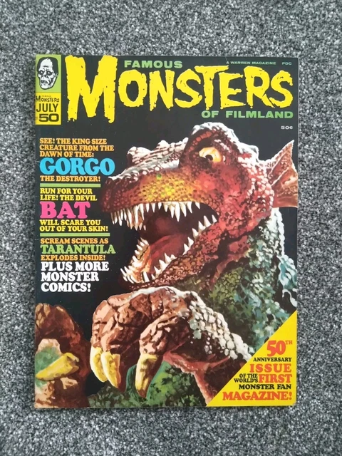 FAMOUS MONSTERS OF Filmland Issue 50 Vintage Horror Warren Magazine ...