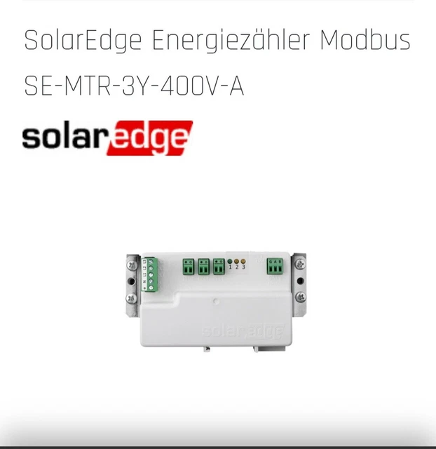 SE-MTR-3Y-400V-A SOLAREDGE ENERGY Meter mit Modbus + 3 Wandlerspulen ...