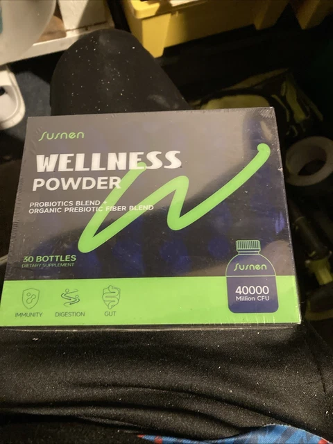 SUSNEN WELLNESS PROBIOTIC Powder 40000 CFUs, Prebiotic Fiber Blend £7. ...