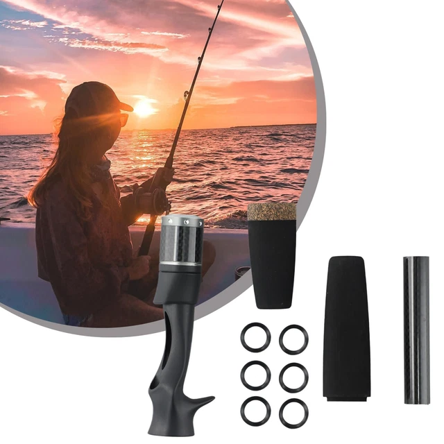 HIGH PERFORMANCE EVA Handle with Cork Rear Grip for Fishing Rod ...