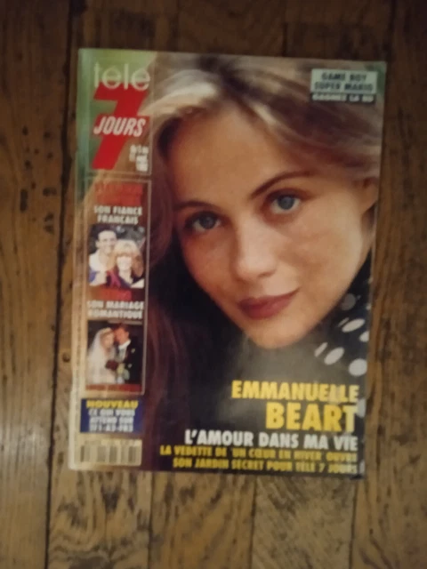 MAGAZINE TÉLÉ 7 jours de 1992 - Emmanuelle Béart EUR 5,00 - PicClick FR