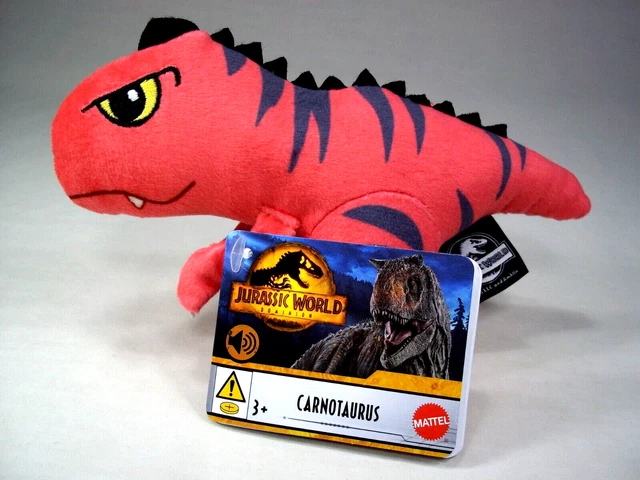 JURASSIC WORLD DOMINION Carnotaurus Carno Demon Plush Jurassic Park Toy ...