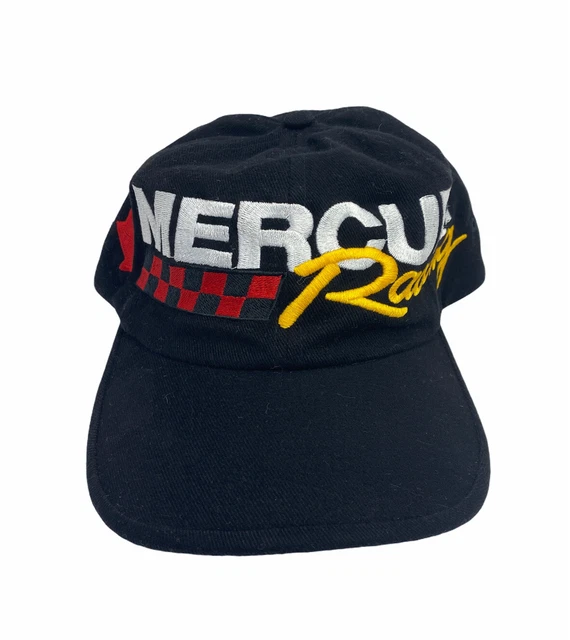 MERCURY RACING PERFORMANCE Marine Engine’s Buckle Car Hat Cap Black ...
