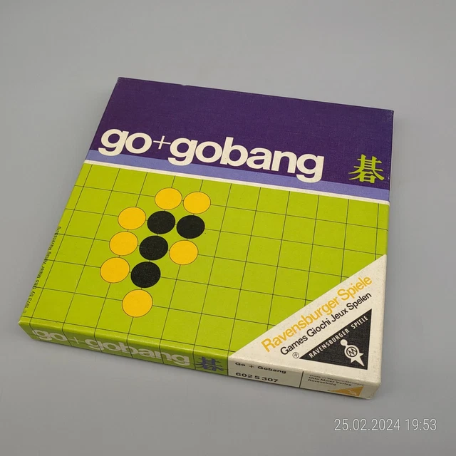 GO + GOBANG ~ komplett [1973] Altes Ravensburger Spiele Logo ...