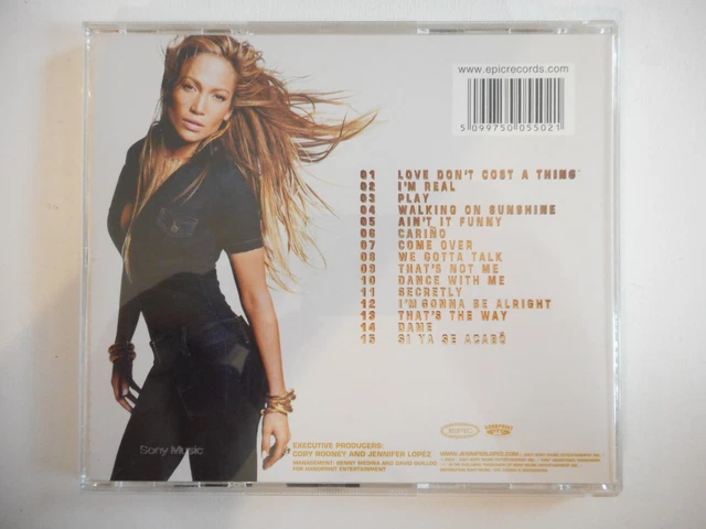 JENNIFER LOPEZ LOVE Don't Cost A Thing CD UK Epic 2000 b/w full ...
