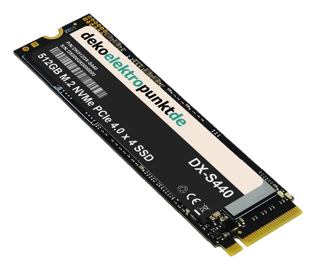 512GB M.2 NVME Gen4 SSD Festplatte passend für HP Omen 16-b0187ng EUR ...