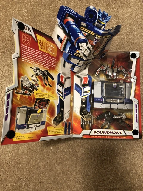 TRANSFORMERS SOUNDWAVE G1 TRU Reissue Commemorative Double Cassette ...
