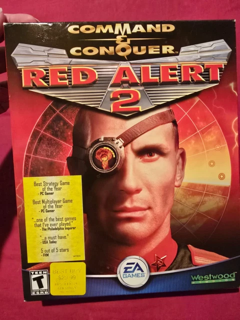 COMMAND & CONQUER: Red Alert 2 (PC, 2000) in the box with manual, tech ...