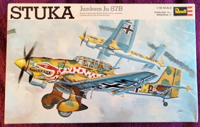 REVELL 1:32 JUNKERS Ju 87B STUKA Dive-Bomber Model Kit 04796 *COMPLETE ...