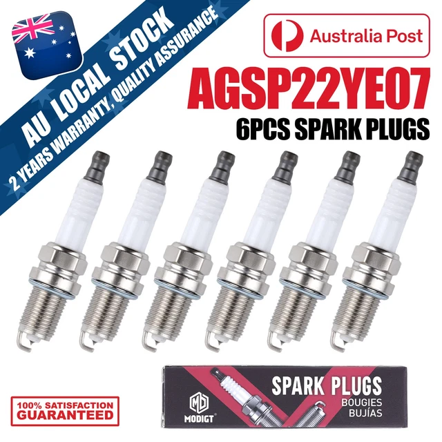 NEW 6 X FOR FORD Falcon BA BF FG / Territory 6cyl Gas LPG Spark Plug ...