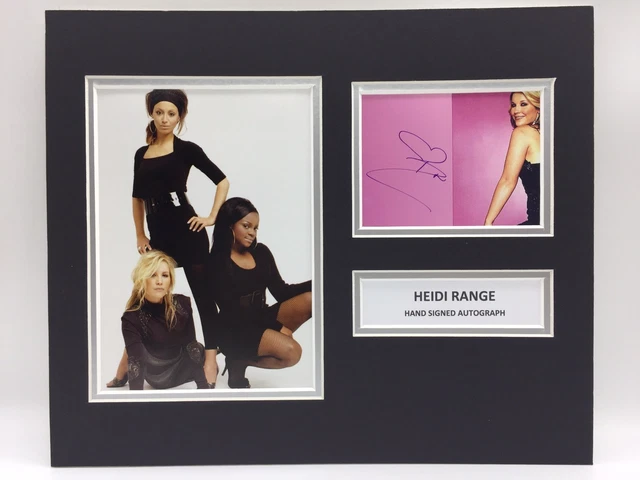 RARE HEIDI RANGE Hand Signed Photo Display + COA AUTOGRAPH THE ...