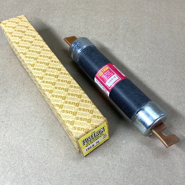 FRS-R-70 FUSETRON BUSS Fuse 600V Dual Element Time-Delay Class RK5 $23. ...