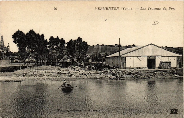 CPA VERMENTON - Les Travaux du Port (656972) EUR 7,99 - PicClick FR