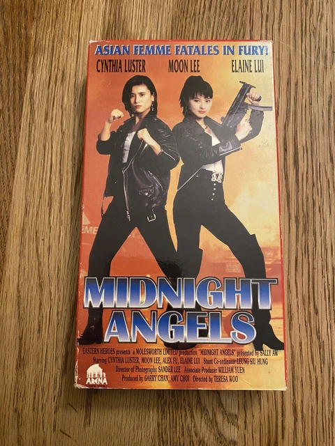 MIDNIGHT ANGELS VHS Video Tape Movie Cynthia Luster Martial Arts Tested ...