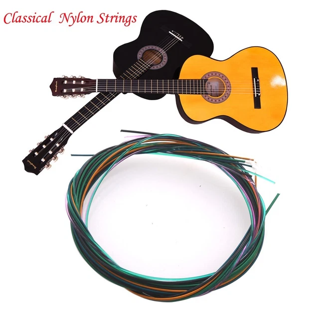 LONG LASTING AND Fantastic Tone Set of 6pcs Classical Guitar Nylon ...