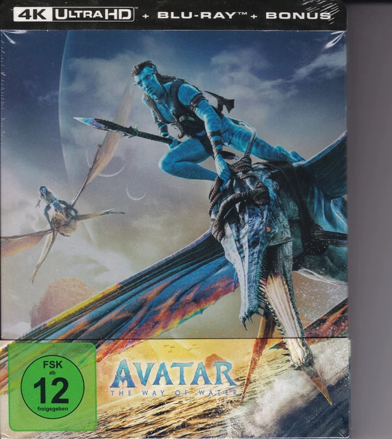 BLU-RAY + 4K UHD: Avatar - The Way of Water *Steelbook* NEU & OVP / RAR EUR 34,99 - PicClick FR