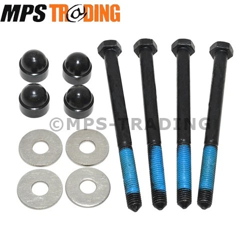 LAND ROVER DEFENDER Front Bumper Fixing Bolts with Caps and Washers ...